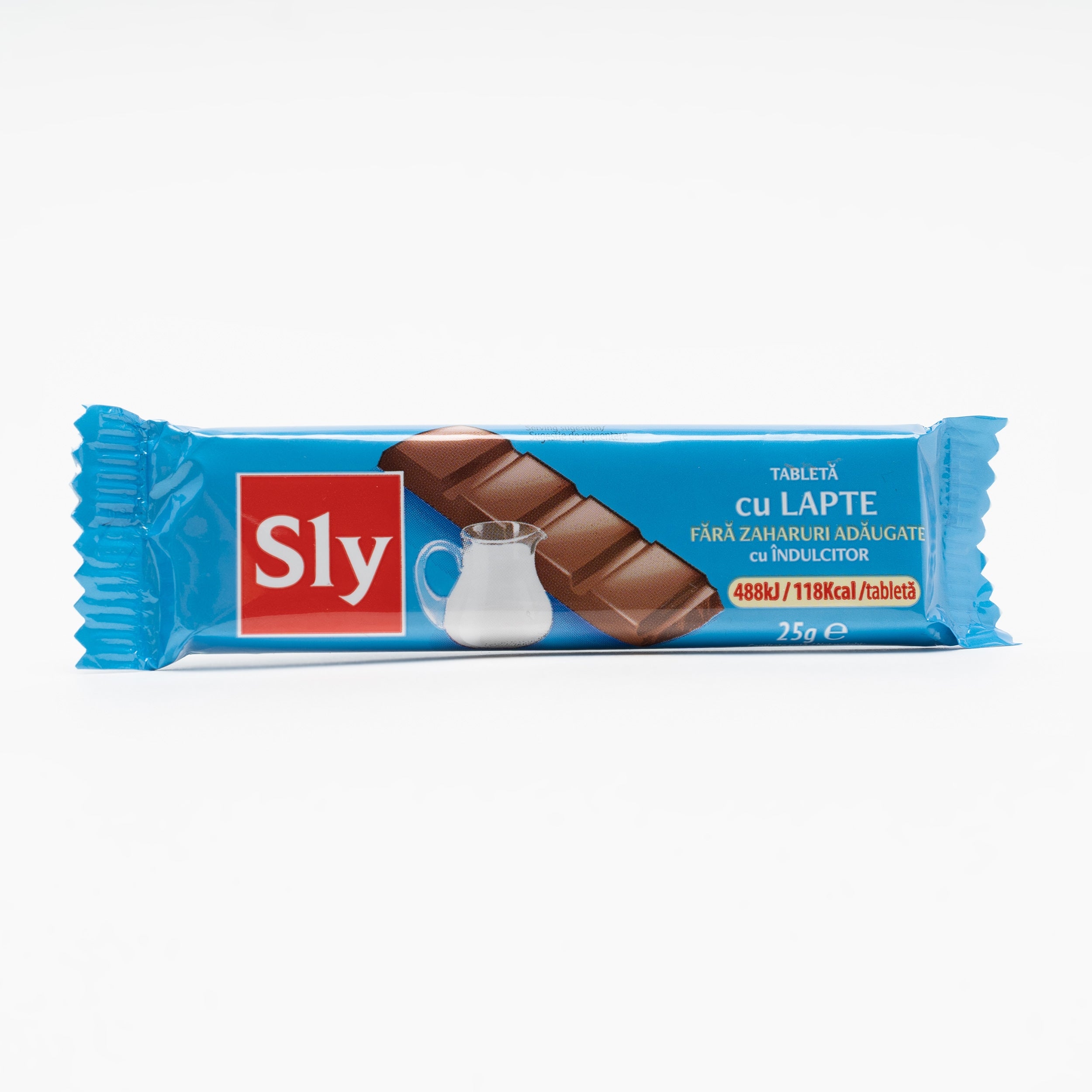 TABLETA DE CIOCOLATA SLY CU LAPTE CU INDULCITOR 25G – Supermarket ANCA