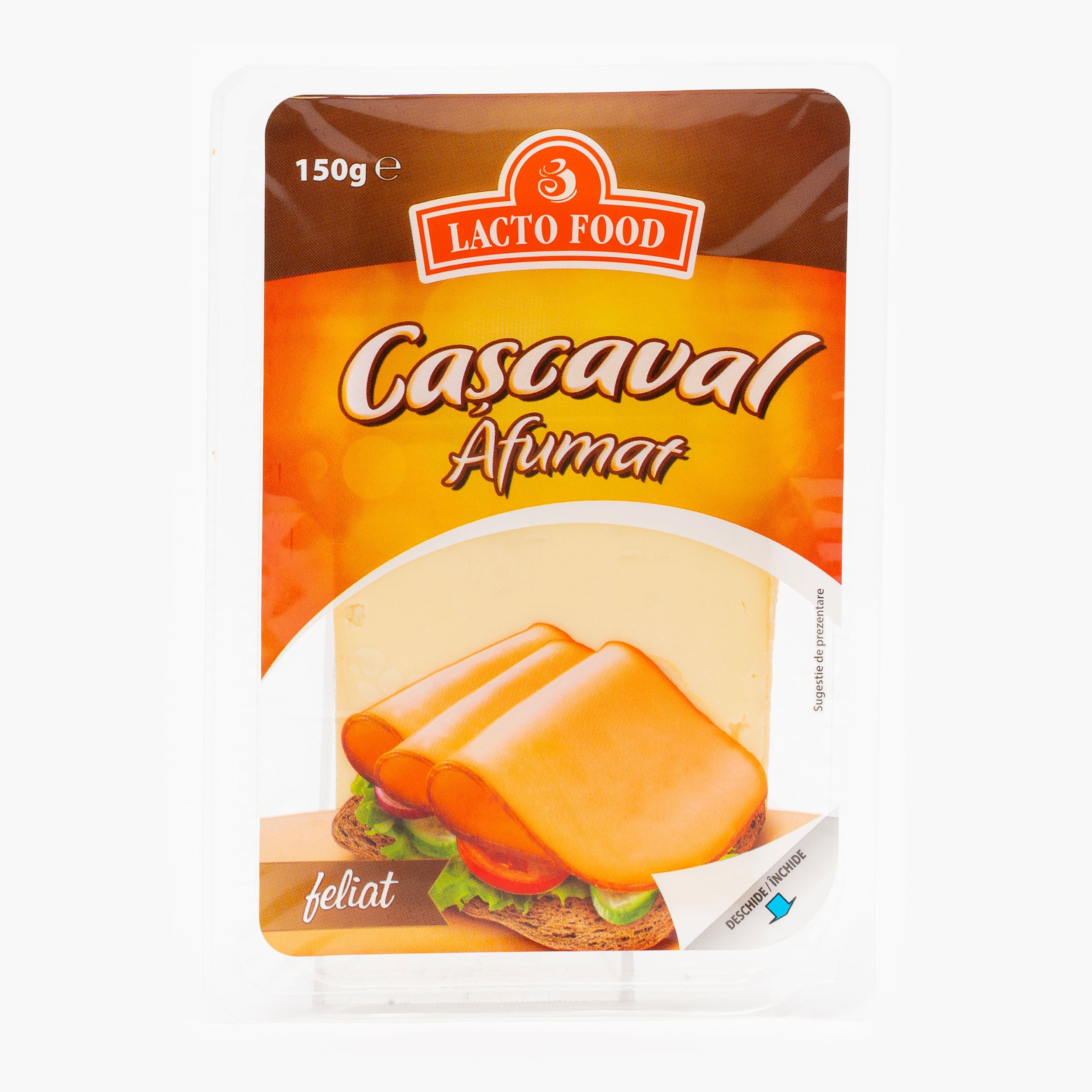 CASCAVAL LACTO FOOD AFUMAT FELII 150G – Supermarket ANCA