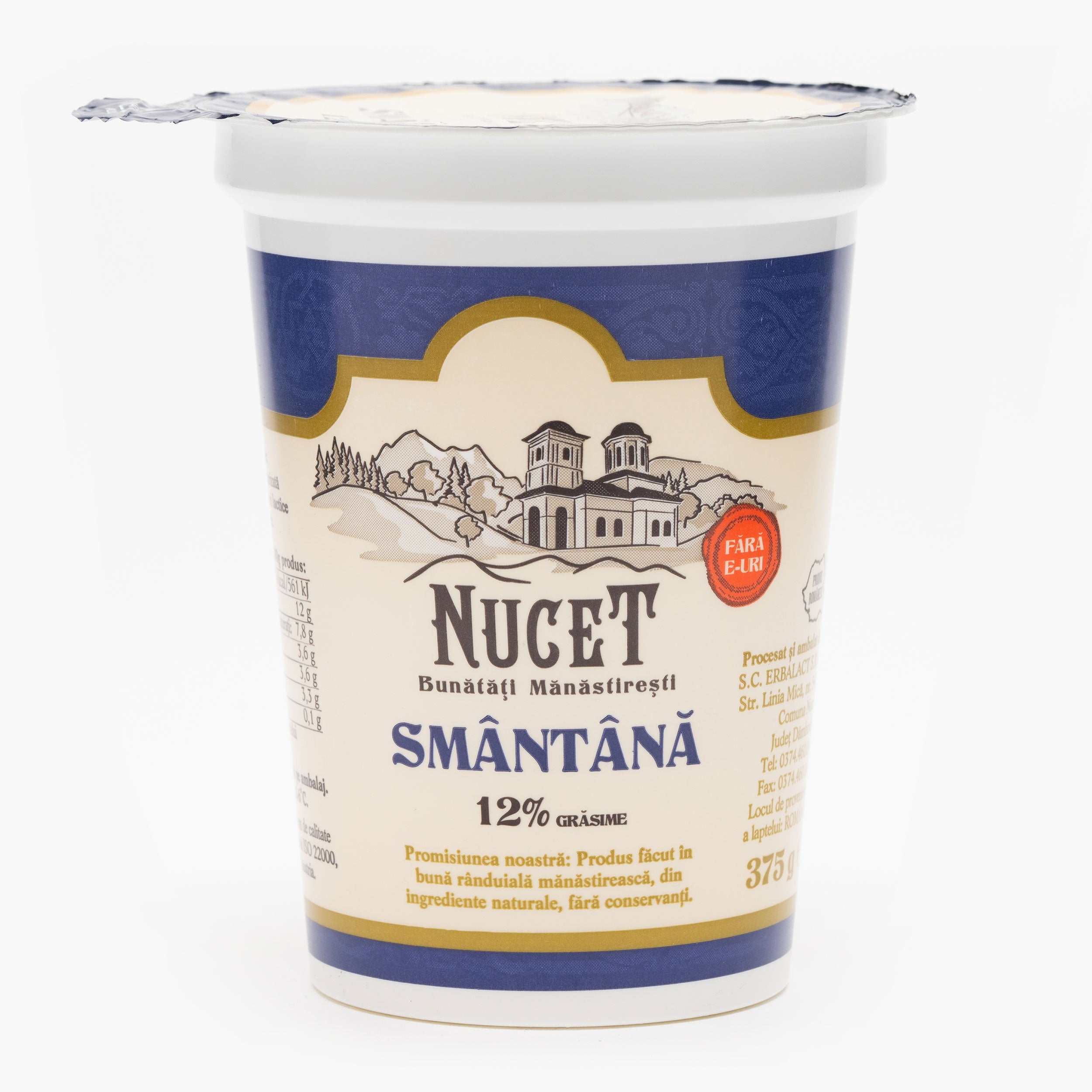 SMANTANA NUCET 12% GRASIME 375G – Supermarket ANCA